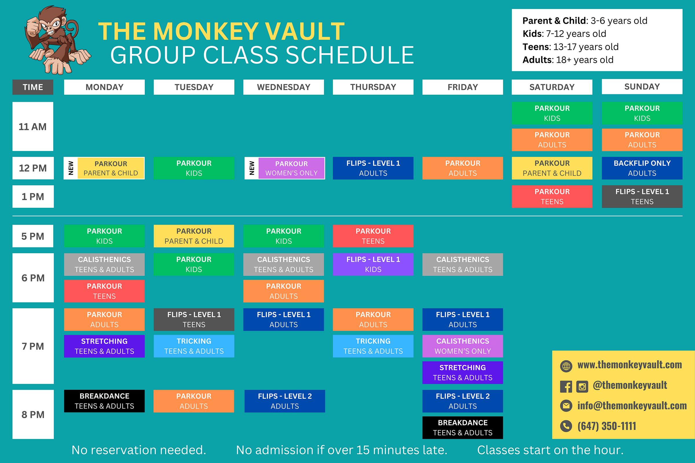 Passes & Memberships | The Monkey Vault 3.0